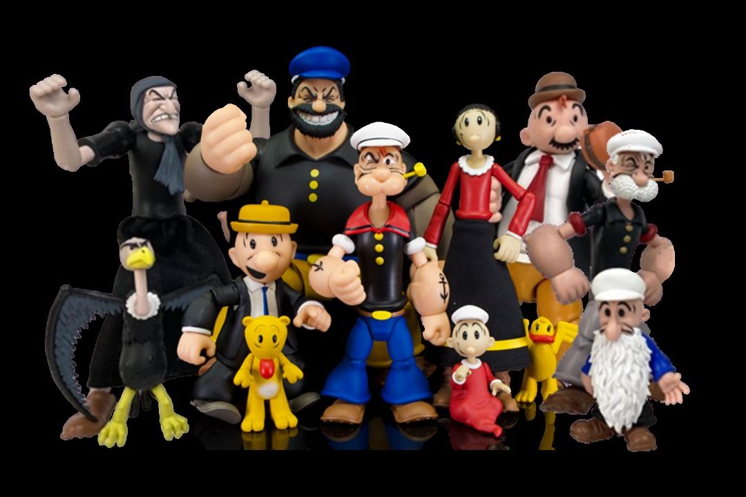 Boss Fight POPEYE CLASSICS 6" scale action figure bundle, Hobbies ...
