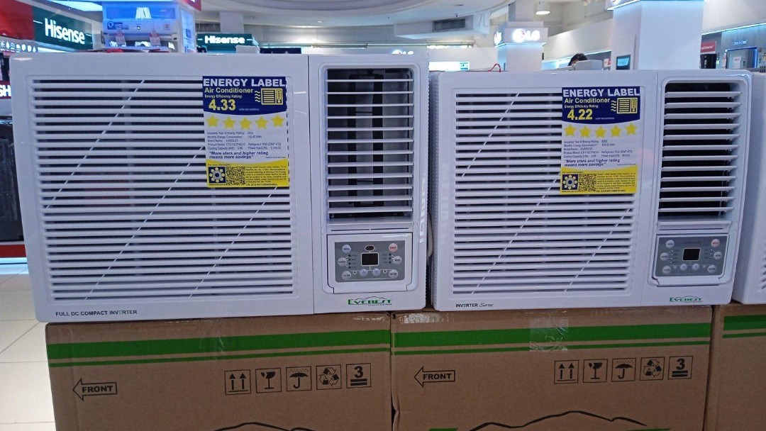 EVEREST WINDOW TYPE AIRCON, TV & Home Appliances, Air Conditioning and ...