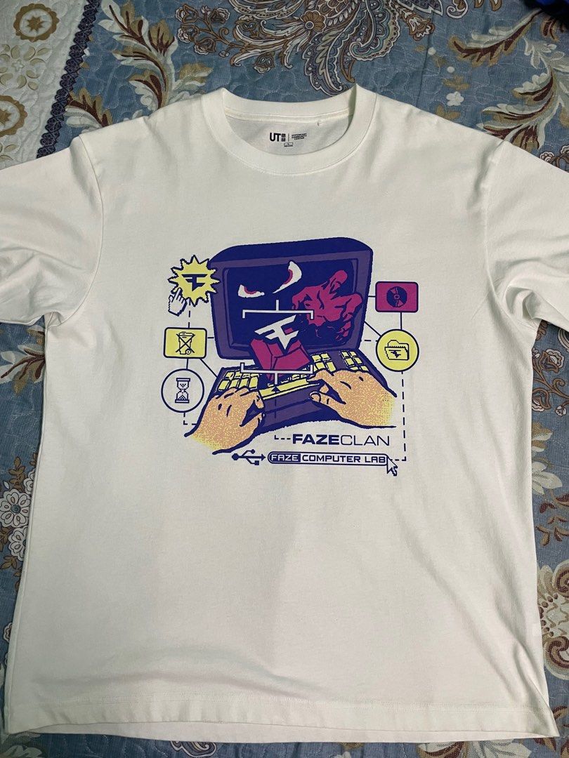 Faze Clan Uniqlo Shirt, Men's Fashion, Tops & Sets, Tshirts & Polo ...