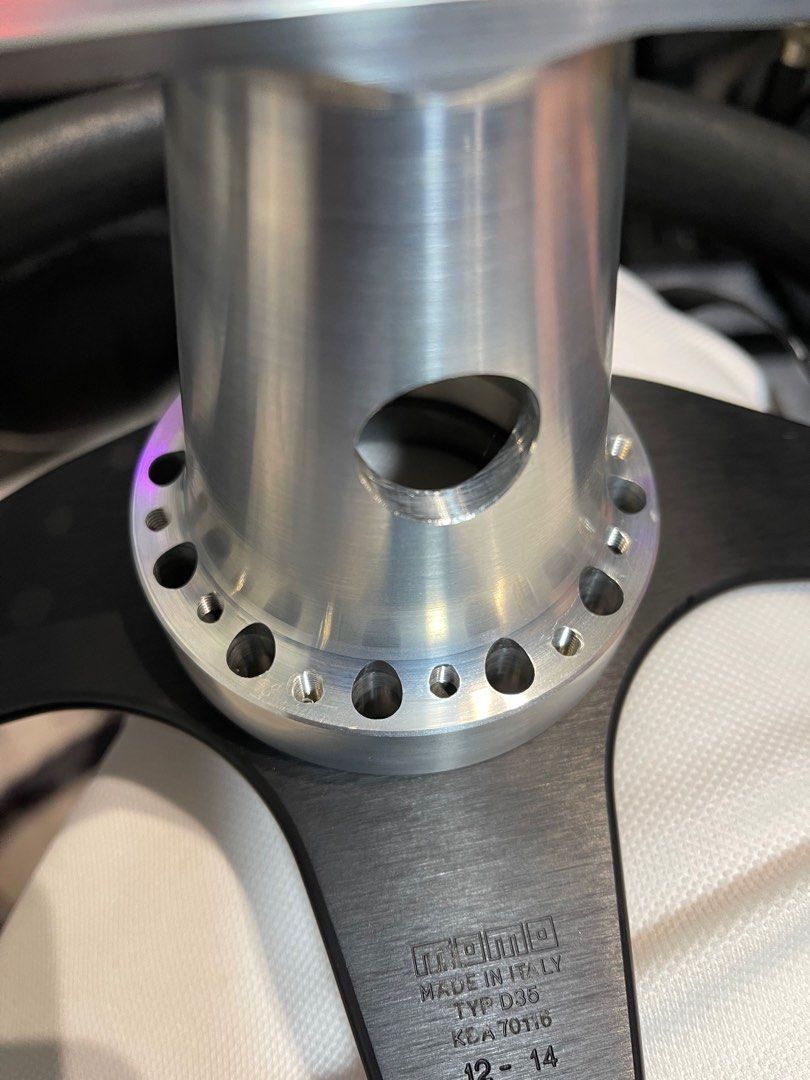 FD2R Mugen Suede Steering Wheel With Mugen Boss Kit For Honda Civic ...