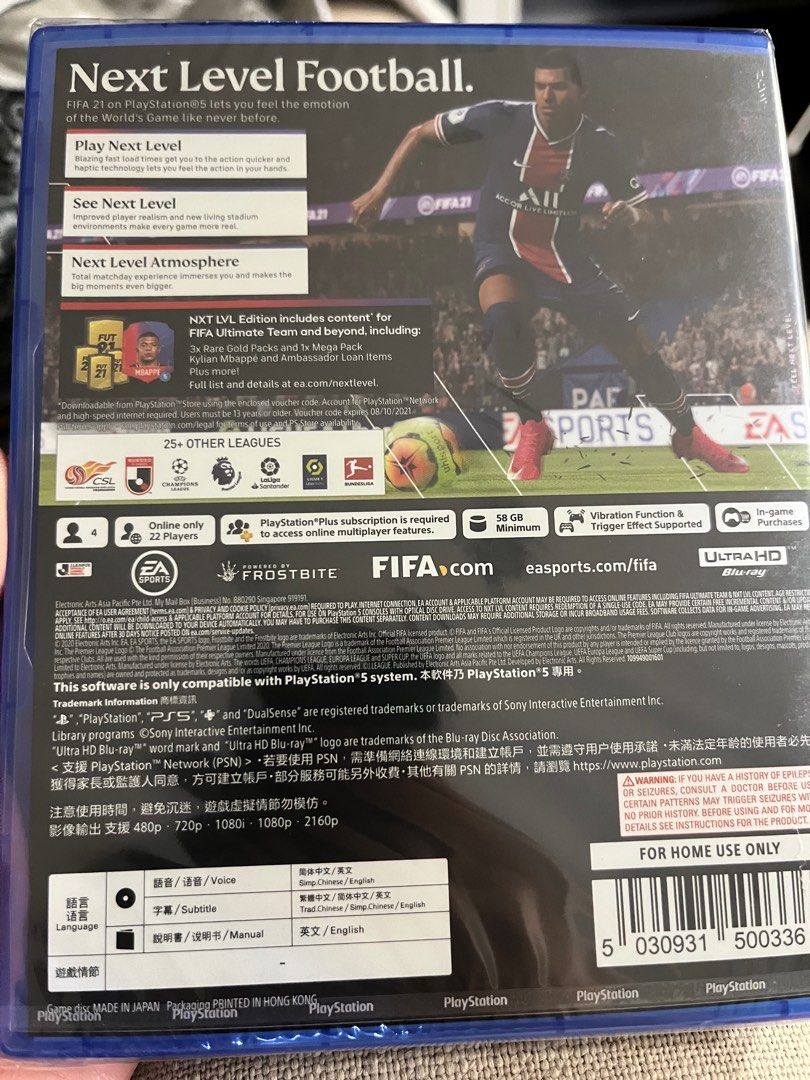 FIFA 21 Disc, Video Gaming, Video Games, PlayStation on Carousell