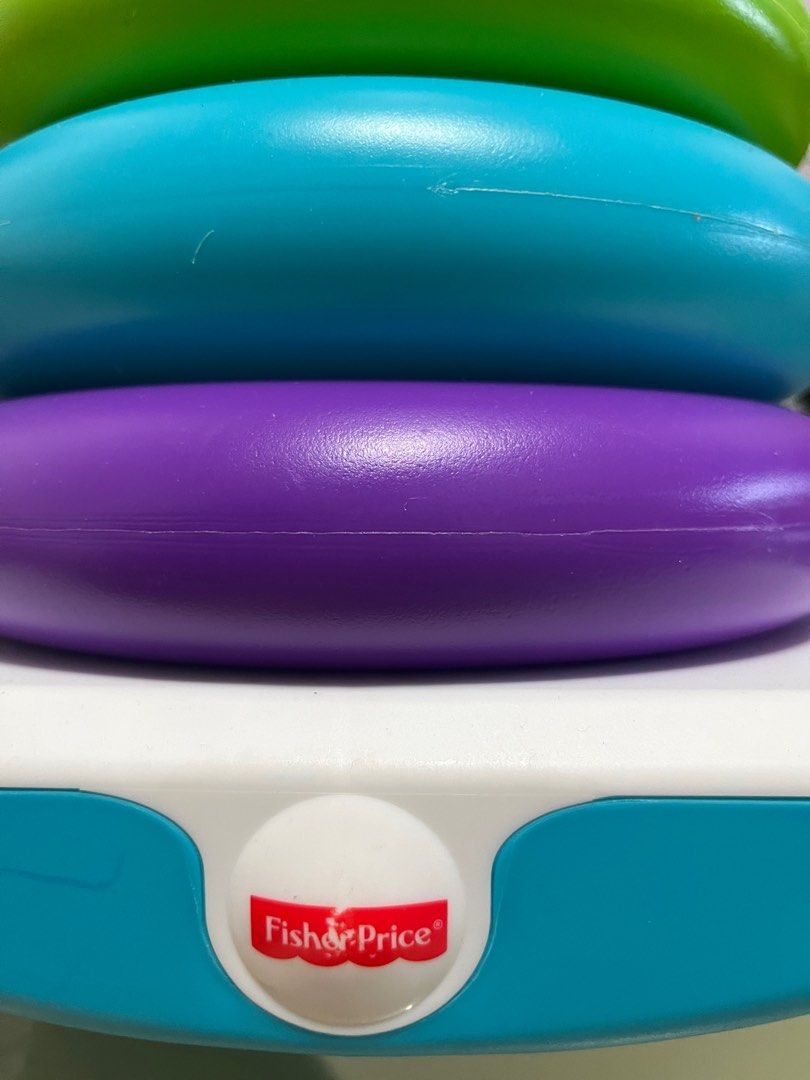 Fisher Price Giant Rock a Stack Babies Kids Infant Playtime On fisher-price-giant-rock-a-stack-babies-kids-infant-playtime-on