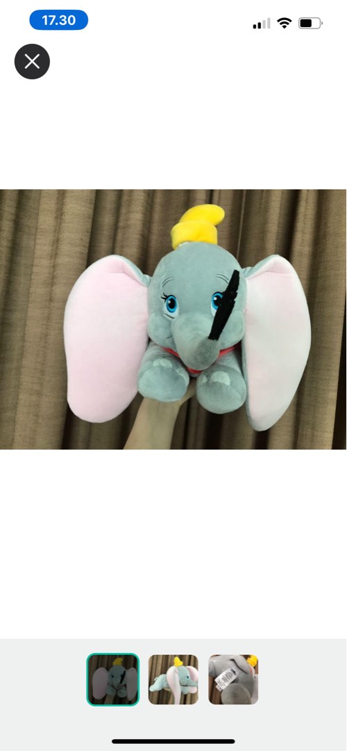 Flying dumbo disneyland original ukuran besar harga nett ya, Bayi ...
