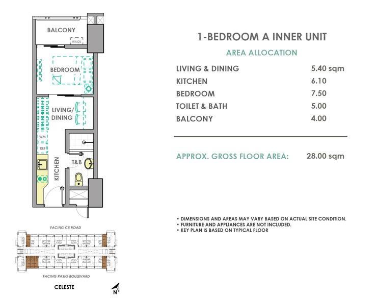 FOR LEASE - PRISMA RESIDENCES 1BR UNIT, Property, For Sale, Apartments ...