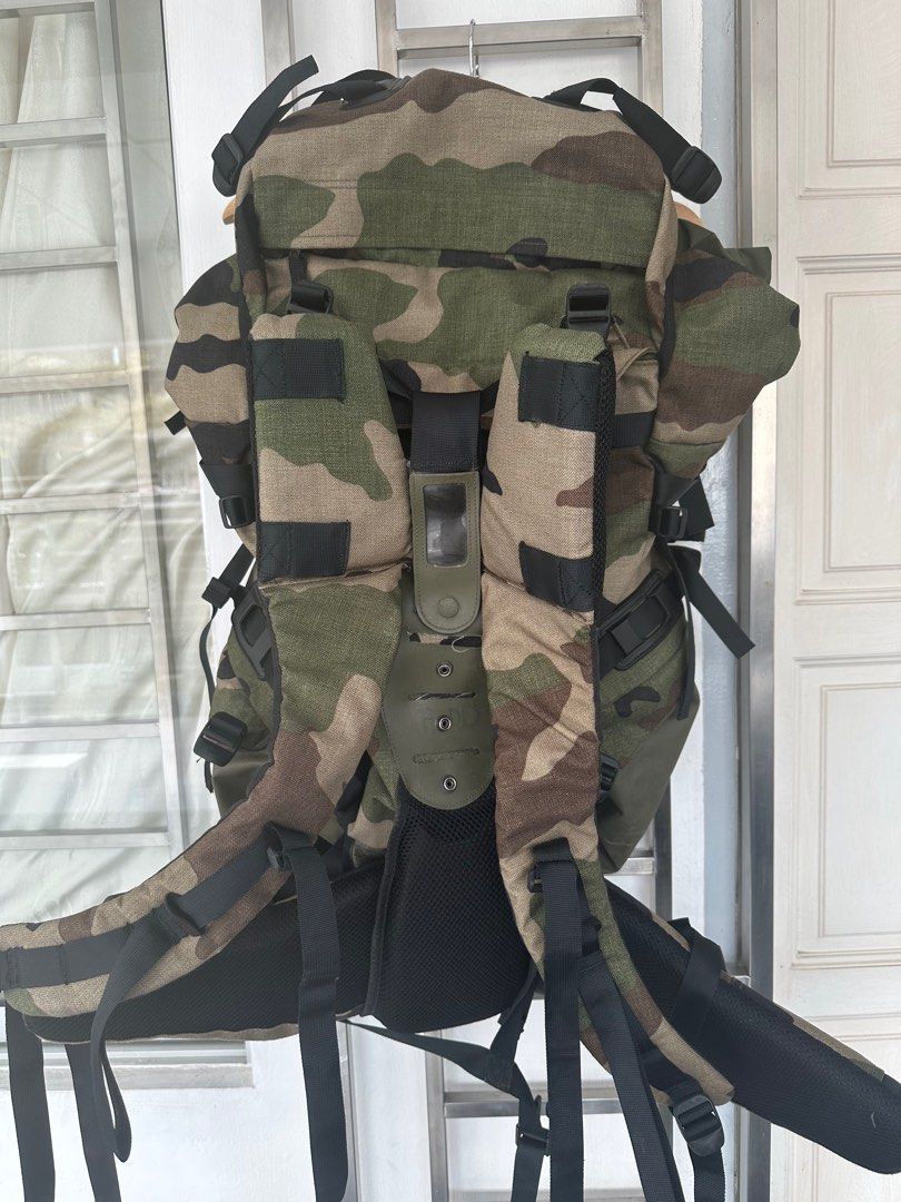 French vintage military backpack, Men's Fashion, Bags, Backpacks on ...