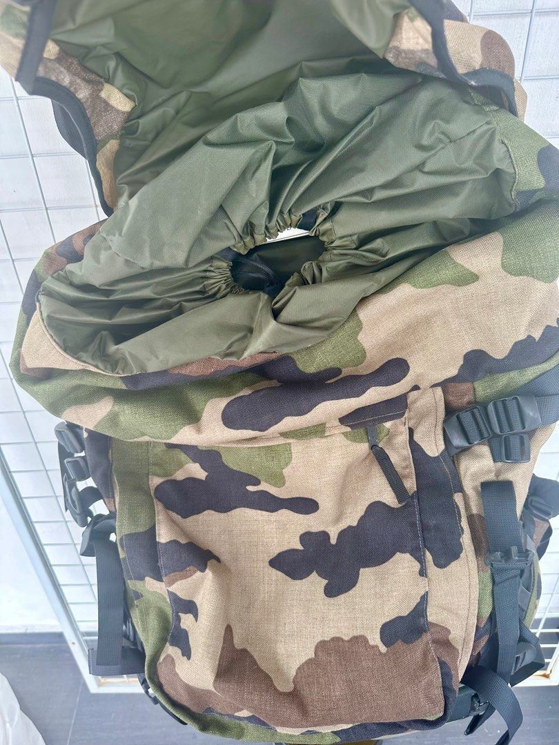 French vintage military backpack, Men's Fashion, Bags, Backpacks on ...