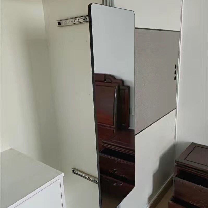 Full-length Rotating Mirror (Wardrobe Hidden Mirror), Furniture & Home ...