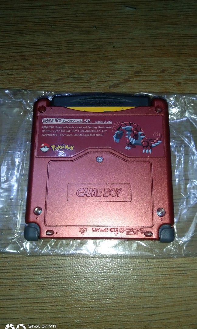 GameBoy Advance SP 101 (Red Ruby) on Carousell