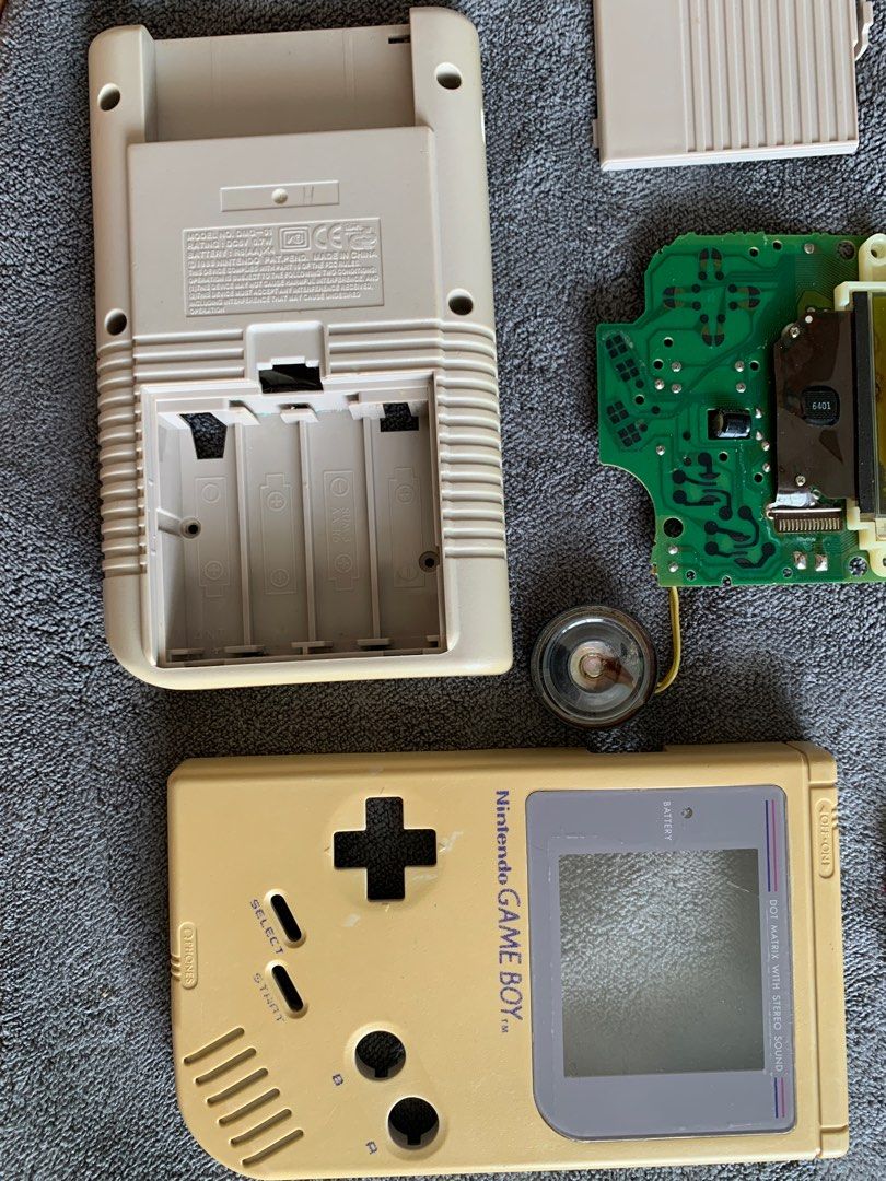 Gameboy DMG console Parts and case, Video Gaming, Video Game Consoles ...