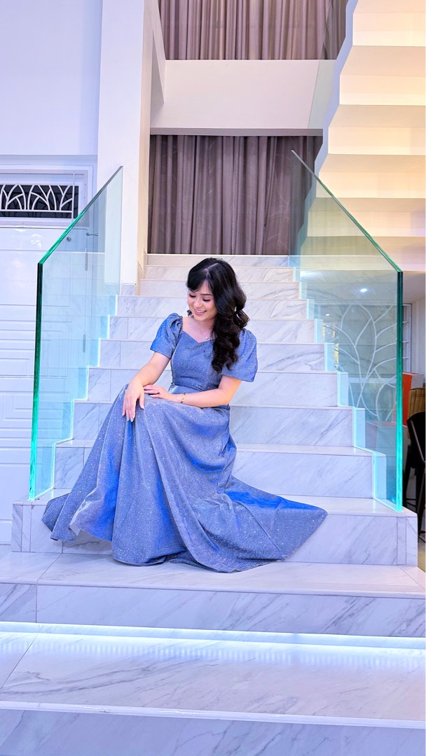 Gaun Princess Cinderella Dewasa Party Gown Cosplay, Fesyen Wanita ...