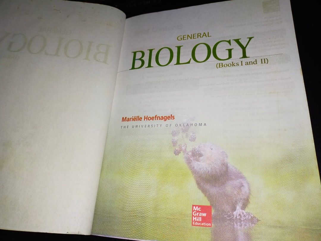 General Biology Books I and II - McGraw Hill (SHS K-12 Book), Hobbies ...