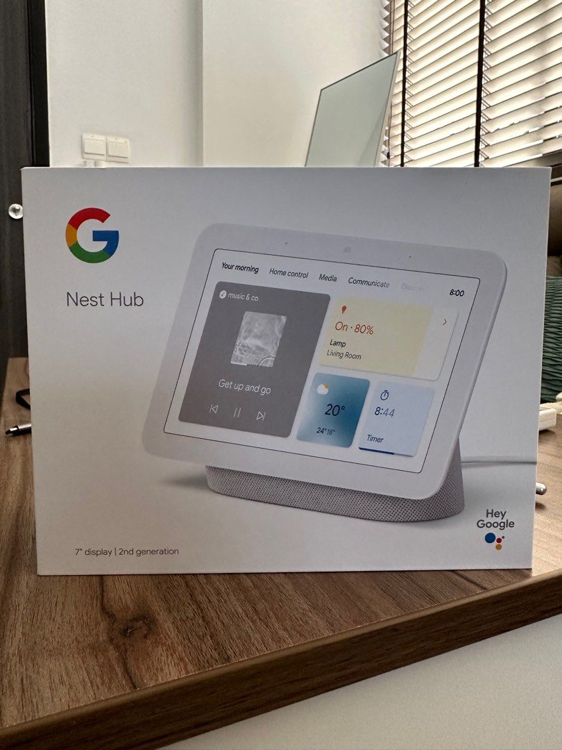 Google Home Nest Hub 2nd Gen - Chalk, TV & Home Appliances, TV ...