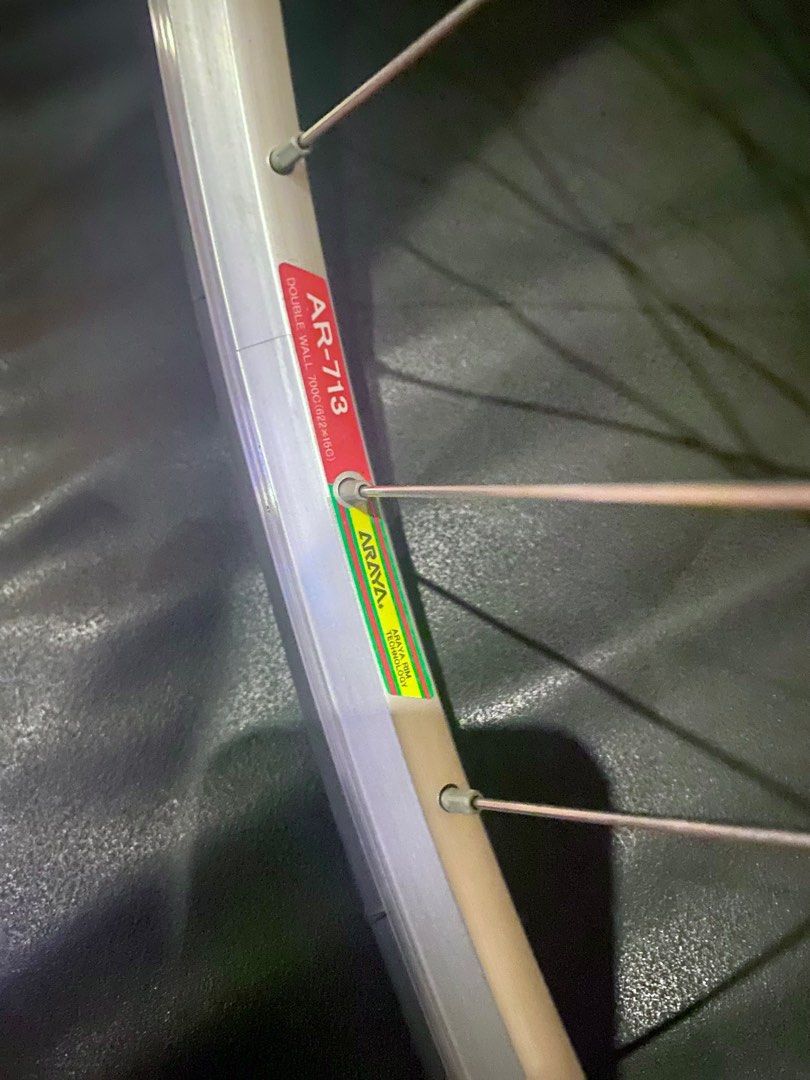 Gran Compe Araya 700c track fixed gear wheelset, Sports Equipment ...