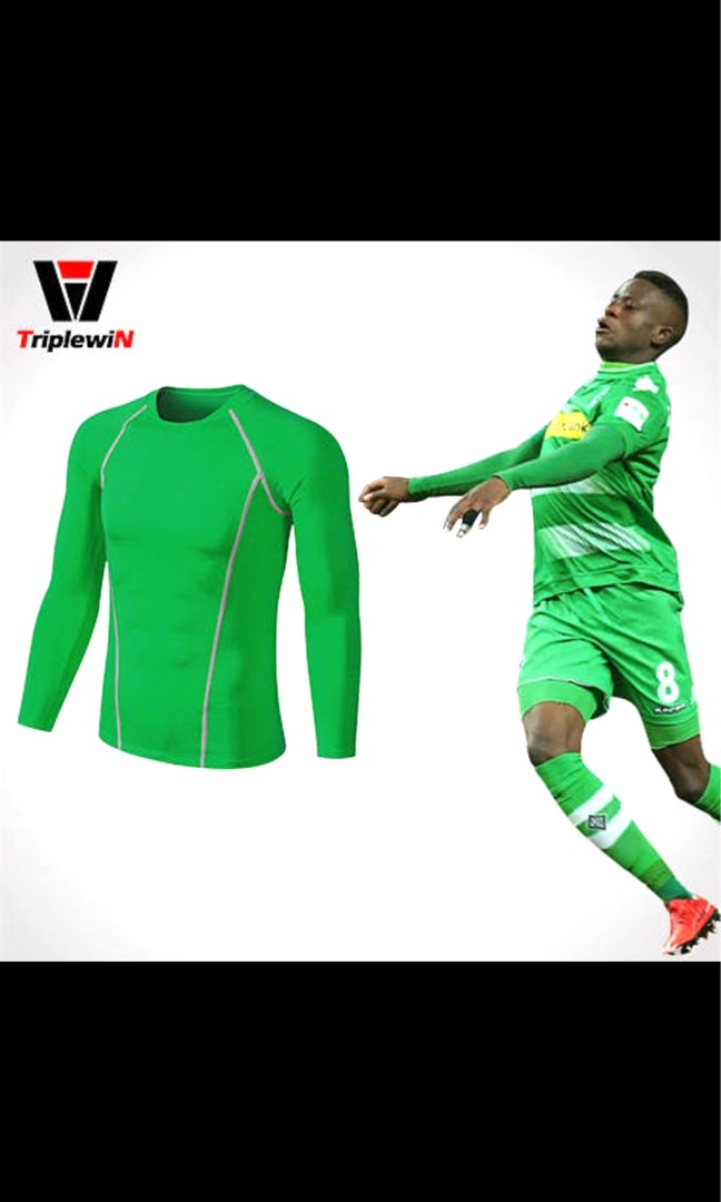 green tights for football/gym, Sports Equipment, Sports & Games, Racket ...