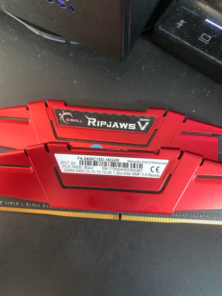 Gskill rip jaws 2400mhz ram., Computers & Tech, Parts & Accessories ...