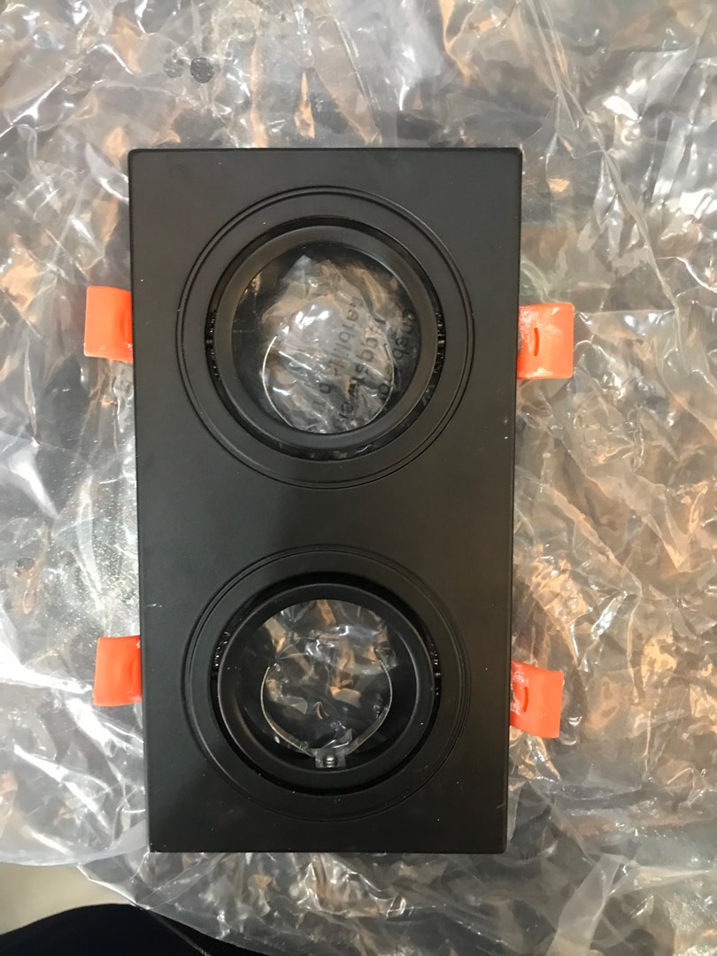 GU10/MR16 double Downlight holder bracket casing, Furniture & Home ...