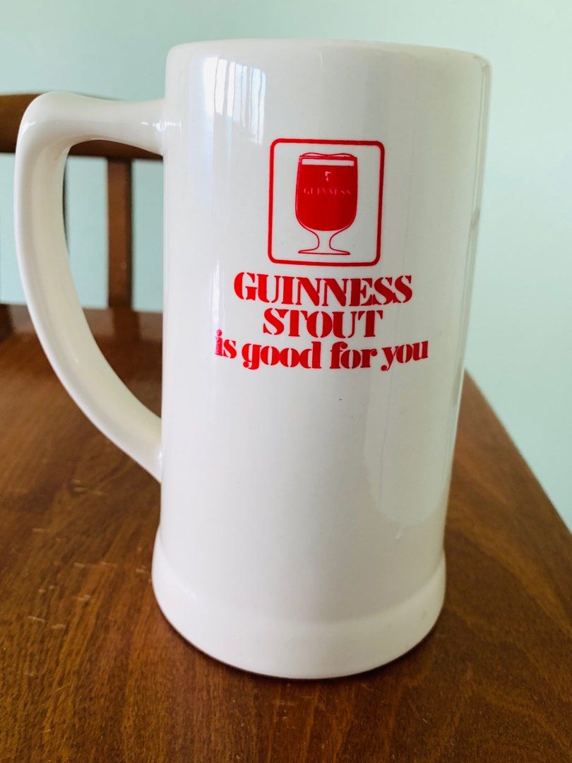 Guinness Stout Mug, Hobbies & Toys, Memorabilia & Collectibles, Vintage ...