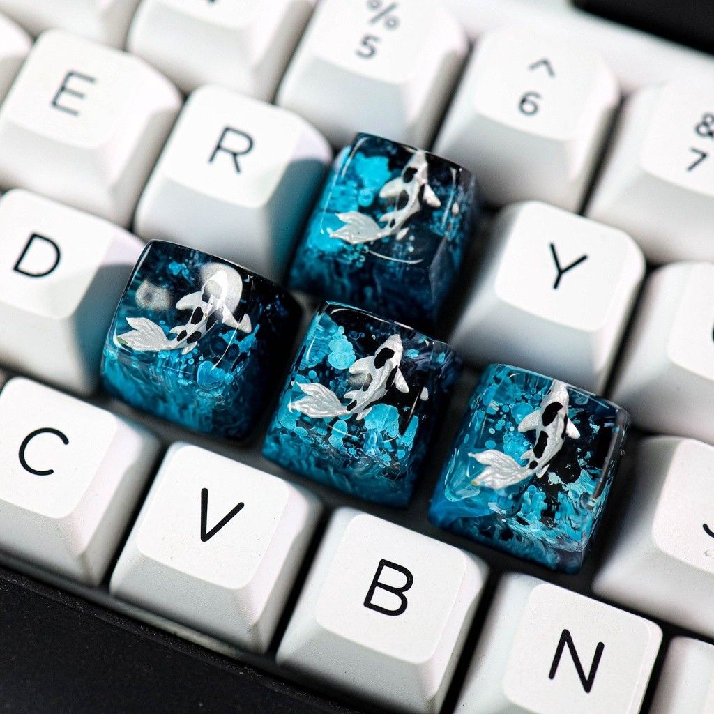 [HANDMADE] Artisan Keycap Koi Fish, Computers & Tech, Parts ...