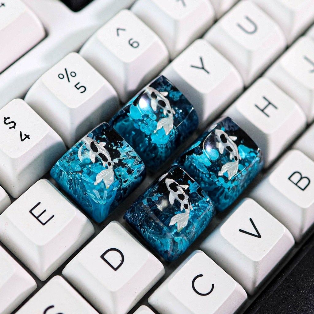 [HANDMADE] Artisan Keycap Koi Fish, Computers & Tech, Parts ...