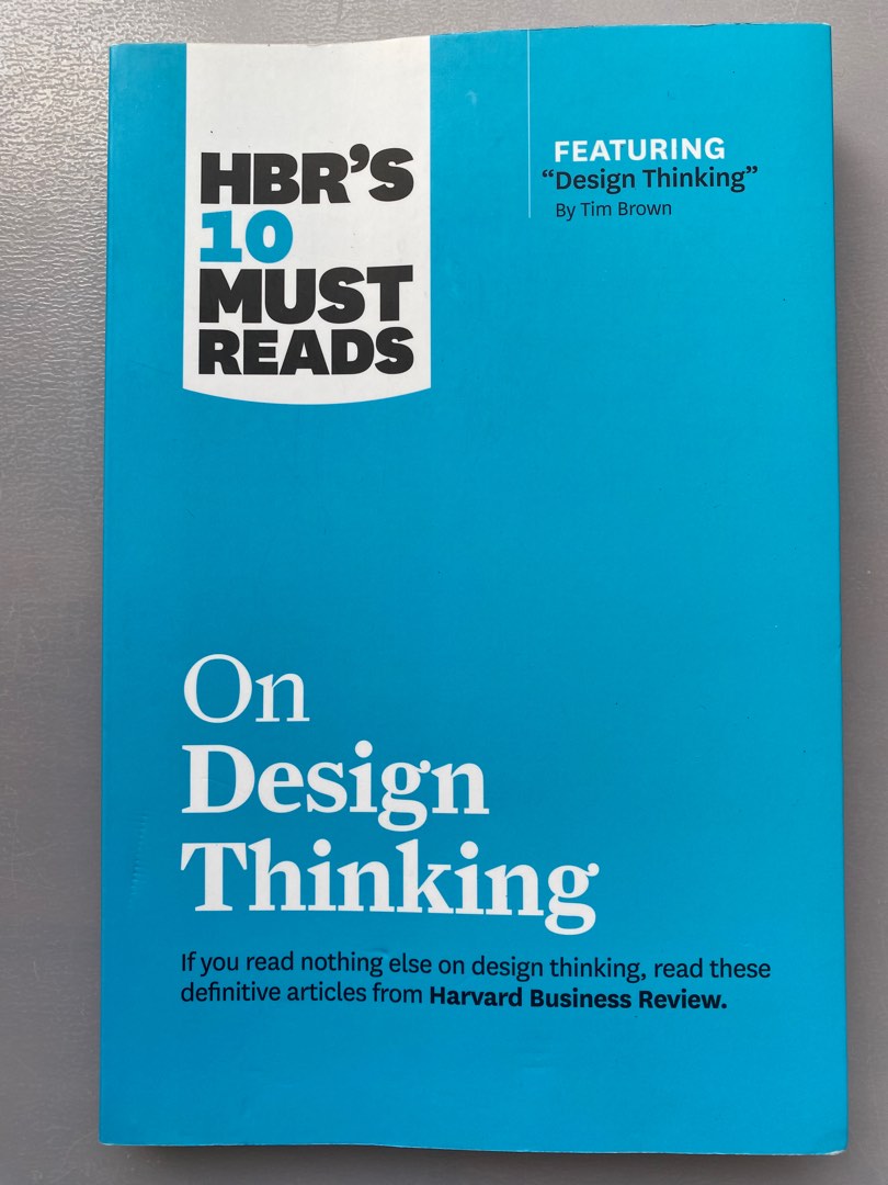 HBR Design Thinking Management Book, Hobbies & Toys, Books & Magazines ...
