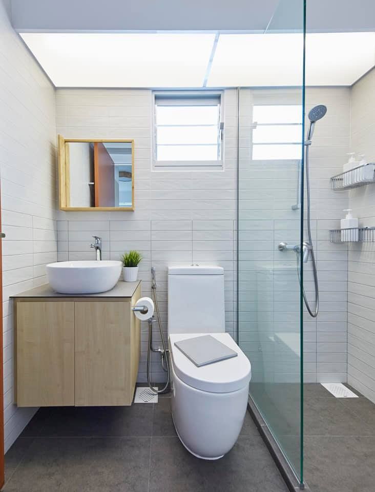 HDB toilet acrylic ceiling, acrylic panel, BTO, Interior design, home ...