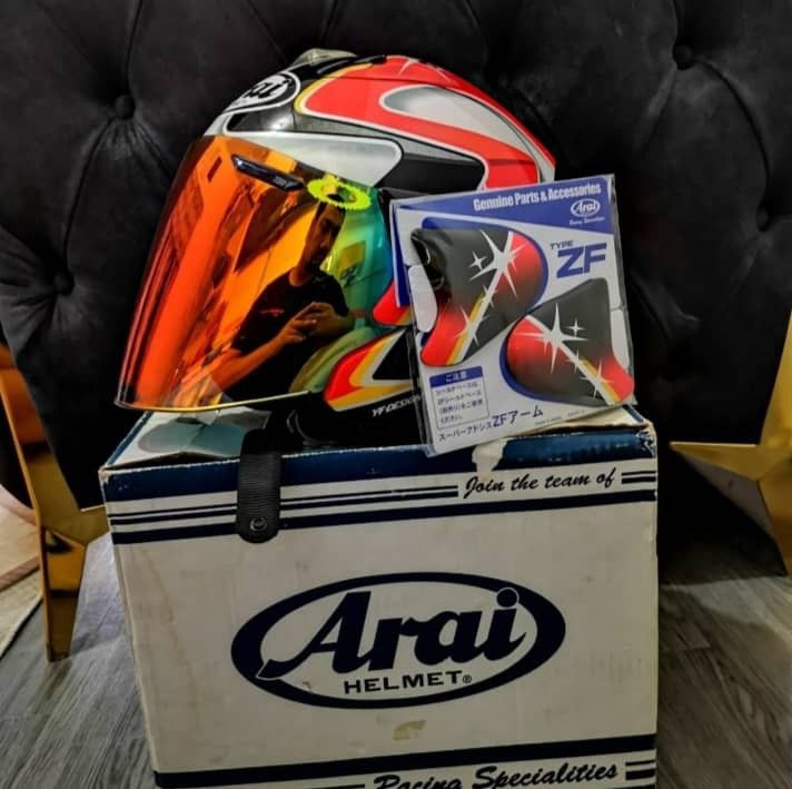 Helmet Arai Ram 3 Aoyama, Motorbikes on Carousell