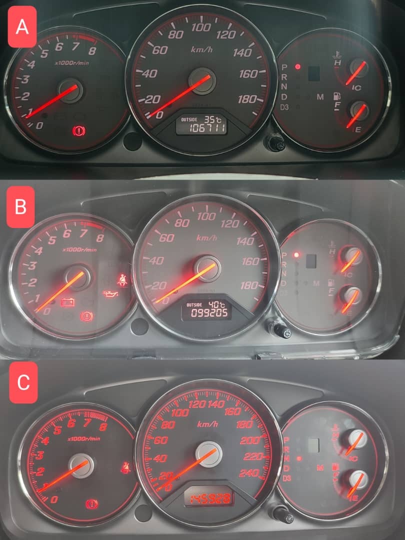 HONDA Stream Meter RN1-RN5, Auto Accessories on Carousell