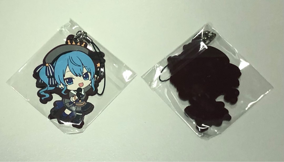 Hololive Rubber Charm Hoshimachi Suisei Rubber Keychains !, Hobbies ...