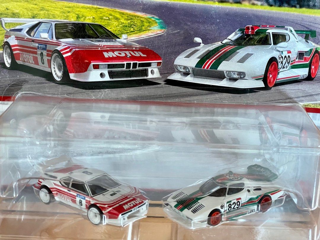 Hotwheels BMW M1 Procar Lancia Stratos Group 5 twin pack, Hobbies ...