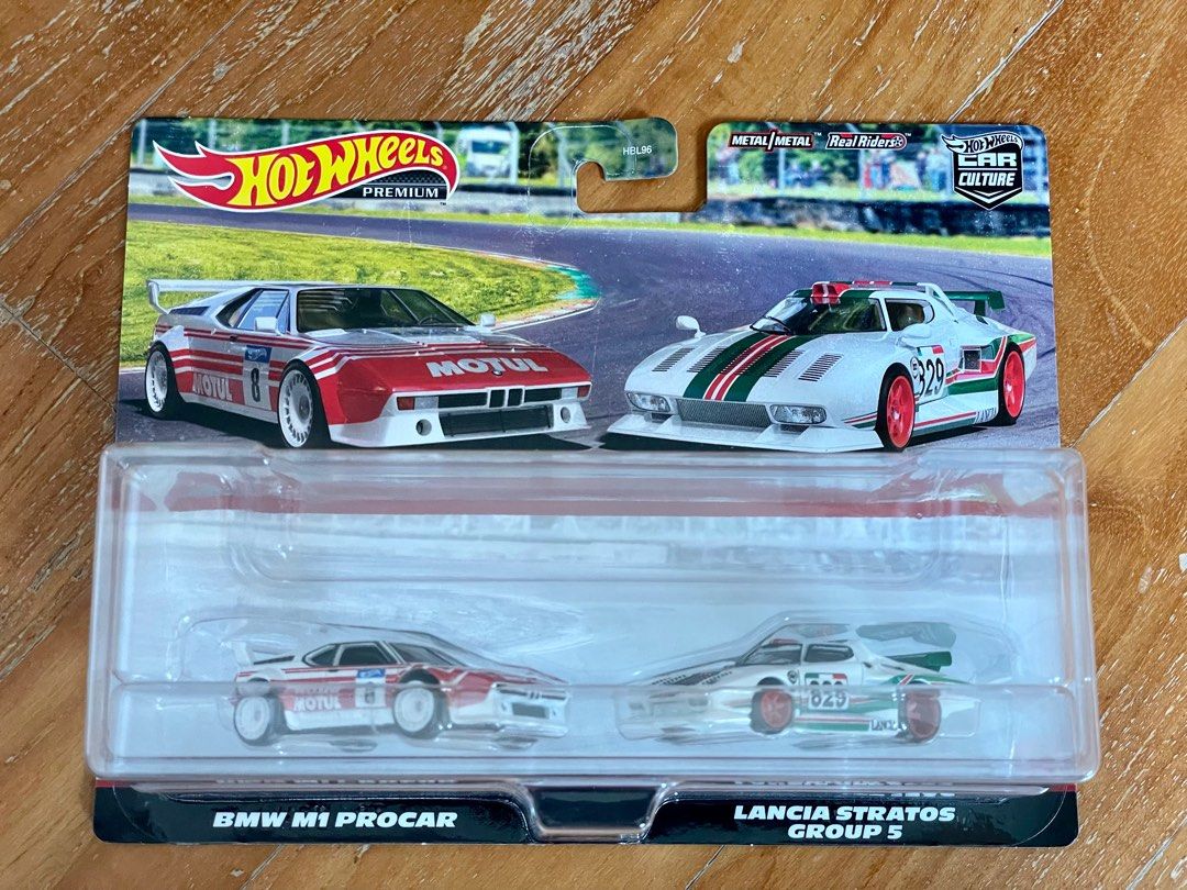 Hotwheels BMW M1 Procar Lancia Stratos Group 5 twin pack, Hobbies ...
