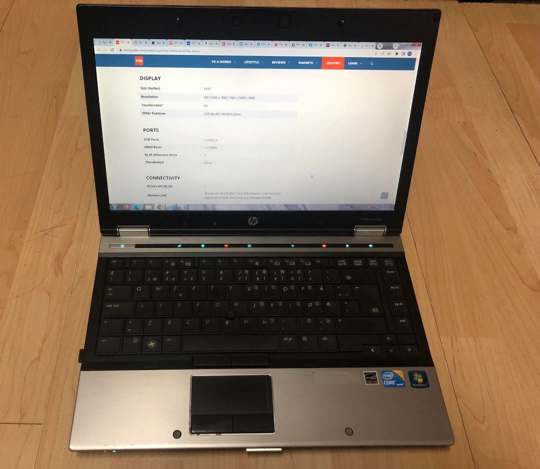 HP Elitebook 8440p 14-Inch, Silver, Computers & Tech, Laptops & Notebooks on Carousell