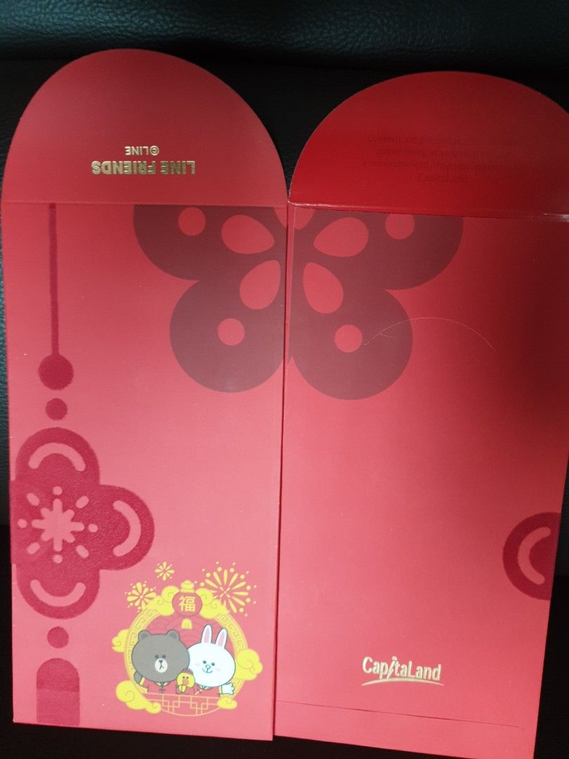 Hunterz Limited Edition Capitaland x Line Friends Ang Pow Envelopes ...