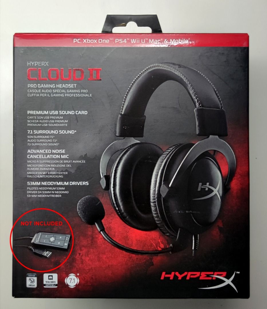 HyperX Cloud II Pro Wired Gaming Headset (Pre-owned), Audio, Headphones & Headsets on Carousell