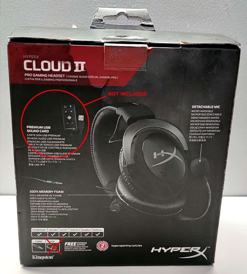 HyperX Cloud II Pro Wired Gaming Headset (Pre-owned), Audio, Headphones & Headsets on Carousell