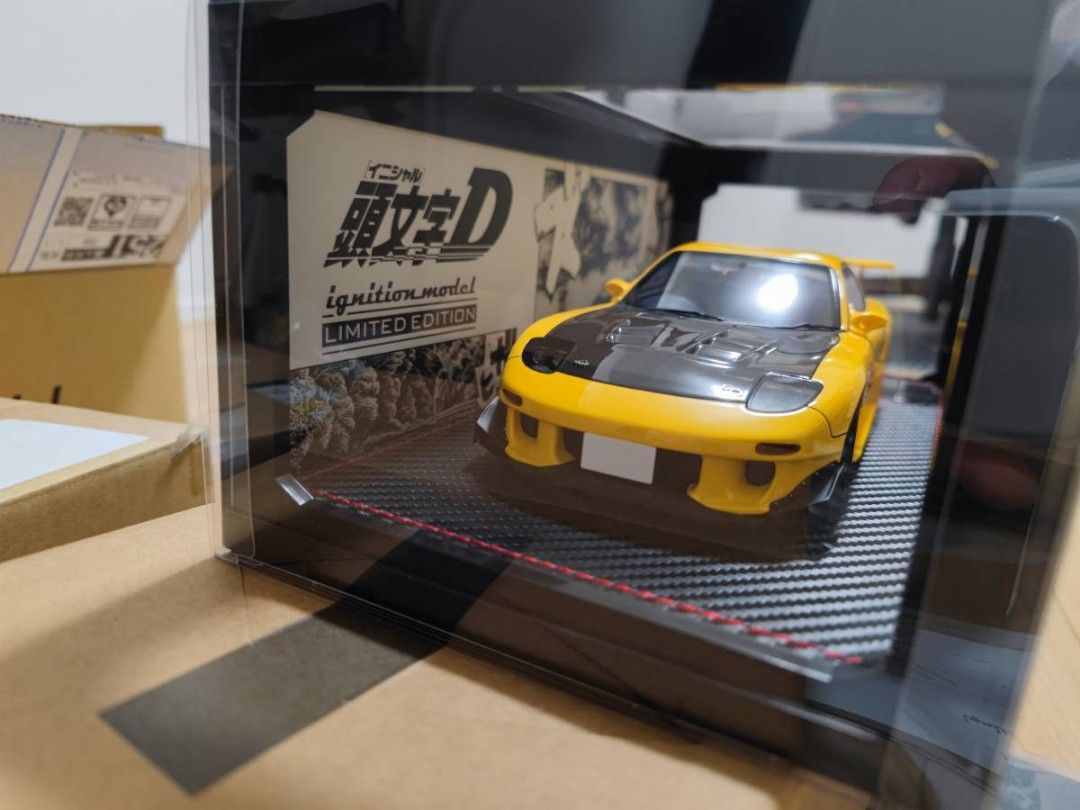 [Only 1 unit, Limited Edition] Ignition model 1:18 Initial D RX-7 (FD3S ...