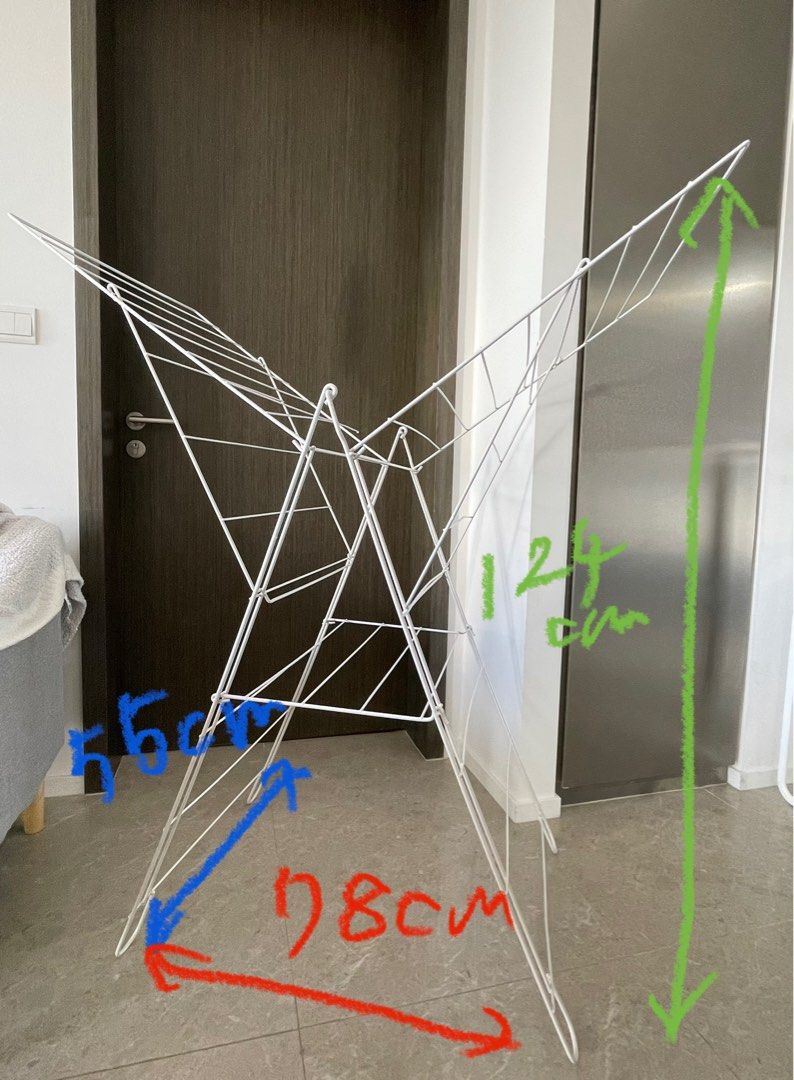 IKEA clothes drying rack, Furniture & Home Living, Home Improvement ...