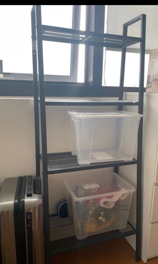 IKEA grey rack (rack only), Furniture & Home Living, Home Improvement ...