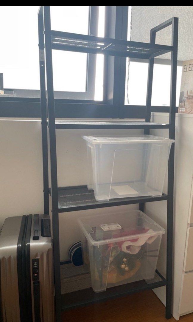 IKEA grey rack (rack only), Furniture & Home Living, Home Improvement ...