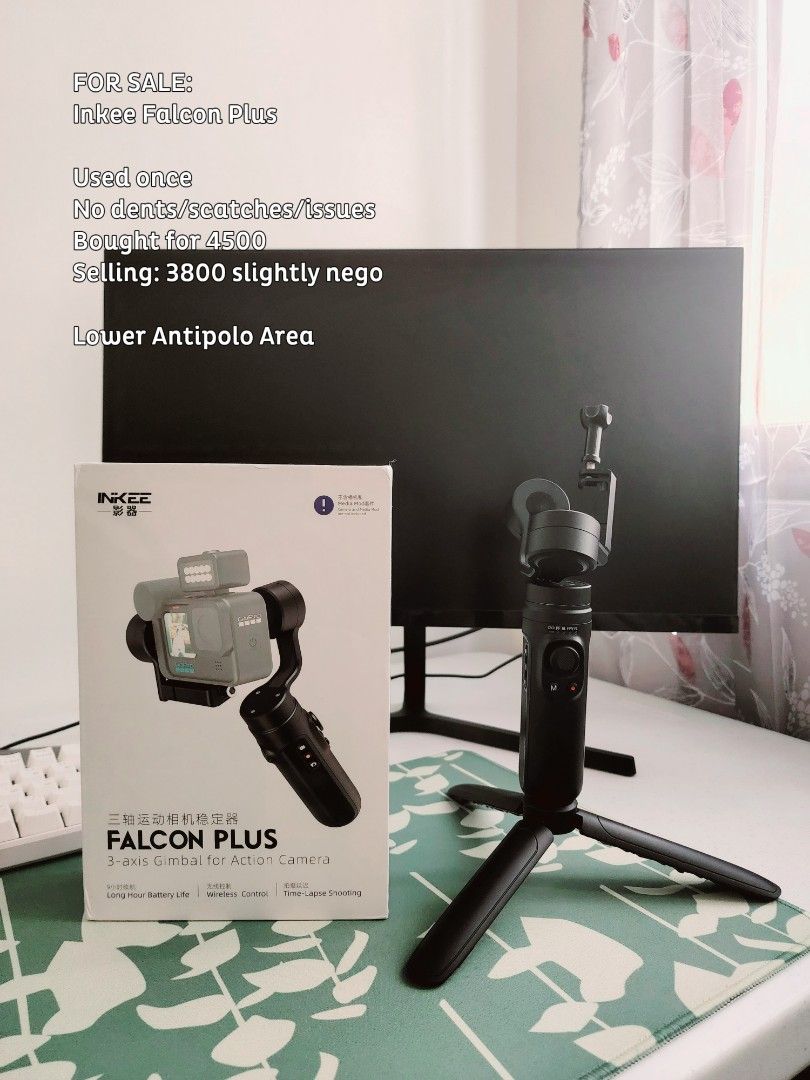 Inkee Falcon Plus Gimbal, Photography, Cameras on Carousell