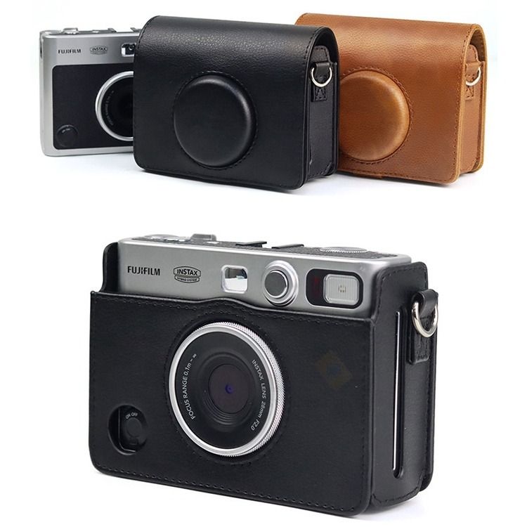 Instax Mini Evo Camera Leather Bag Case, Photography, Photography ...