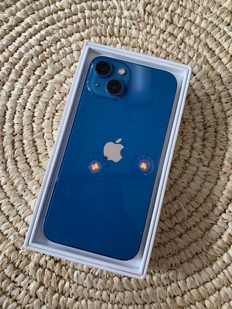 iPhone 13 512GB Ex iBox | second | fullset | biru, Telepon Seluler ...