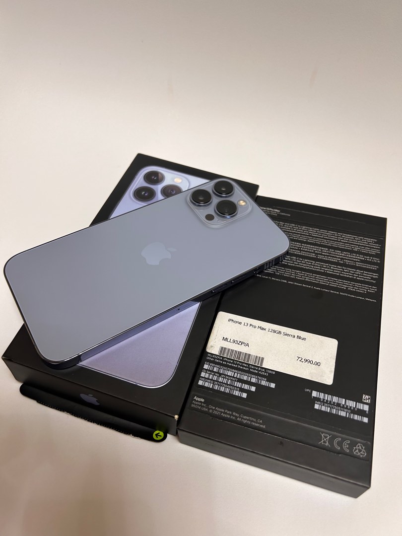 iPhone 13 ProMax 128gb Factory unlocked PowerMac purchased, Mobile ...