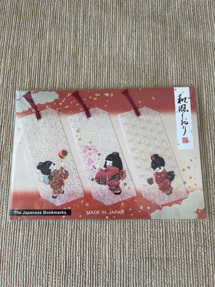 Japanese bookmark, Hobbies & Toys, Stationery & Craft, Other Stationery ...