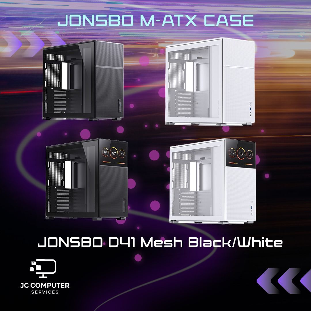 Jonsbo D41 Mesh with screen and without screen Black/White, Computers ...