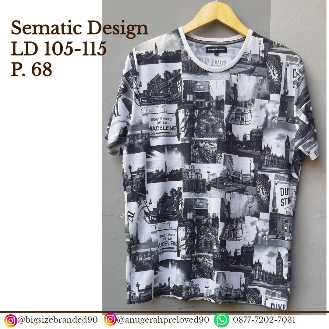 KAOS FULL GAMBAR SUPER KEREN IMPORT, Fesyen Pria, Pakaian , Atasan di ...