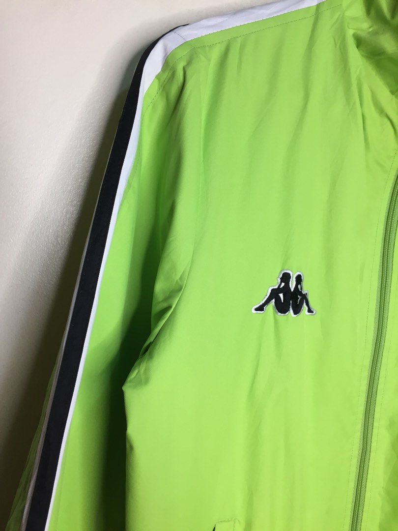 Kappa neon green windbreaker, Men's Fashion, Coats, Jackets and ...