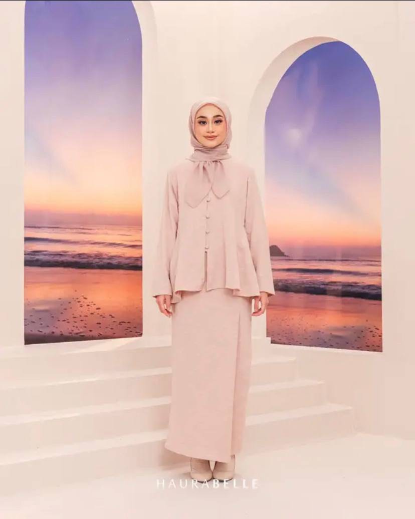 KASEH KURUNG HAURABELLE Floral, Women's Fashion, Muslimah Fashion, Baju ...