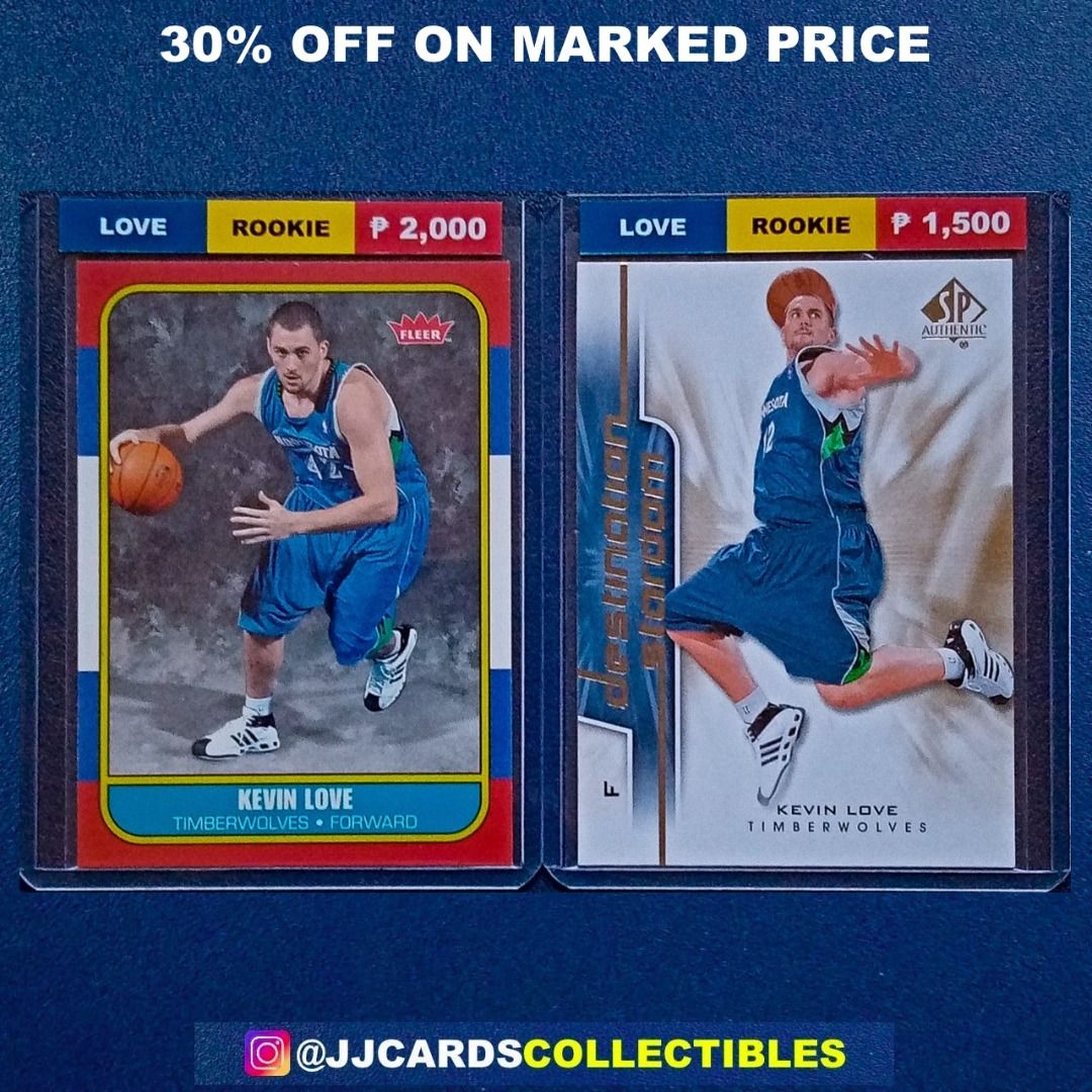 Kevin Love Rookie NBA Cards in TopLoader - 30% Off on Marked Price on ...
