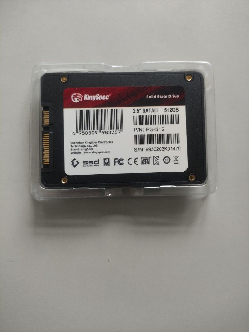 Kingspec 512gb 2.5" sata ssd, Computers & Tech, Parts & Accessories ...