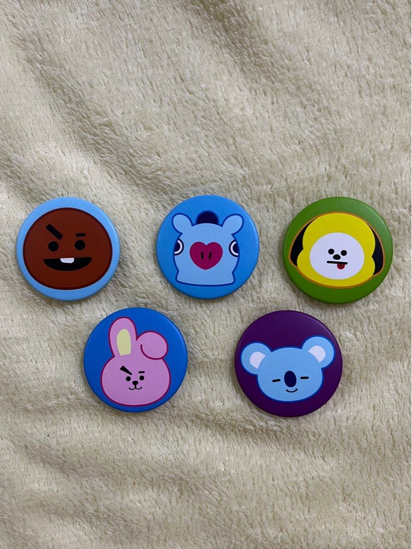 Kpop BTS Pins [P180 FOR ALL 5] - Shooky, Mang, Chimmy, Cooky, Koya on ...